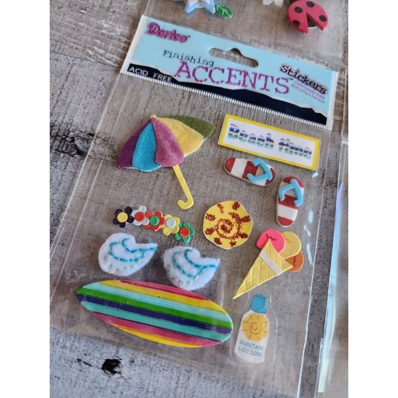 Darice | Office | New 3d Summer Beach Kid Scrapbook Stickers ...
